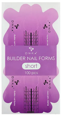 Купити Форми для нарощування Paper Builder nail forms DNK'a,Short 100шт💜